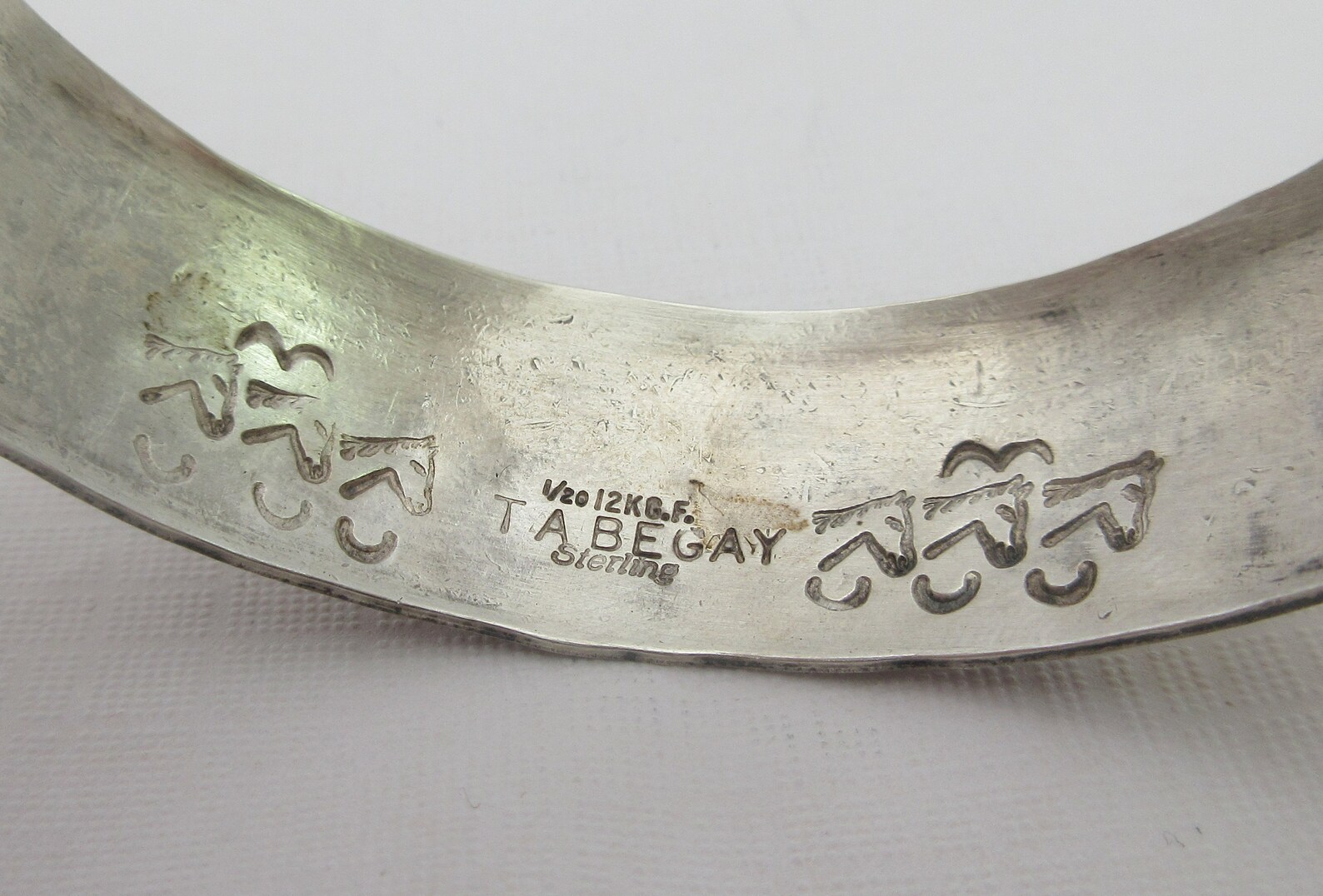 Native A Begay Sterling Silver & 12k Gold Filled Story Teller - Etsy