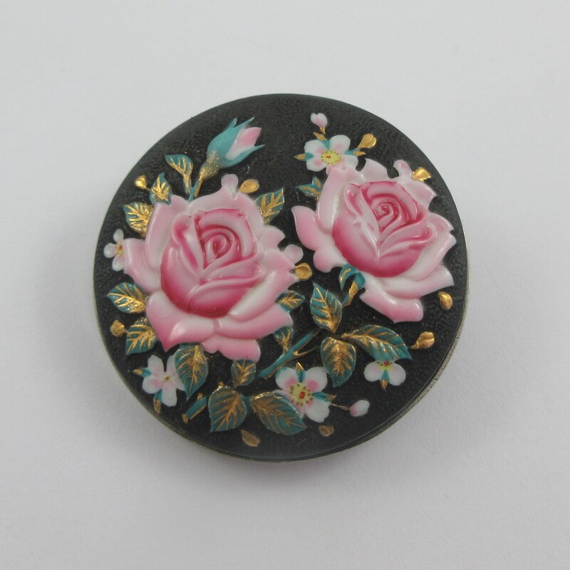 Porcelain Brooch - Etsy