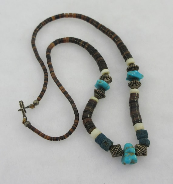 vintage heishi pooka shell - Gem