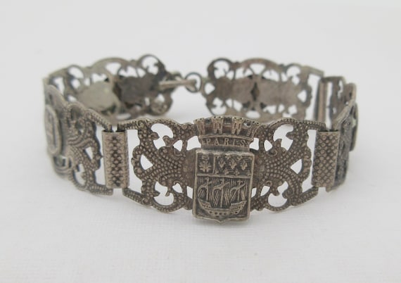 Filigrane Depose French Landmarks Silver Tone Tourist… - Gem