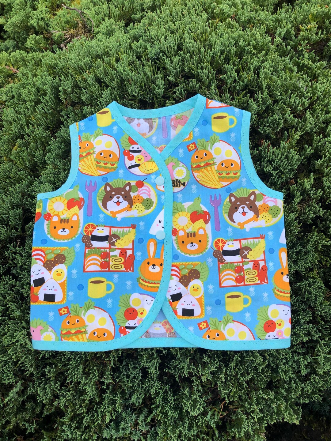 M/L Blue Bento Diaper Shirt - Etsy