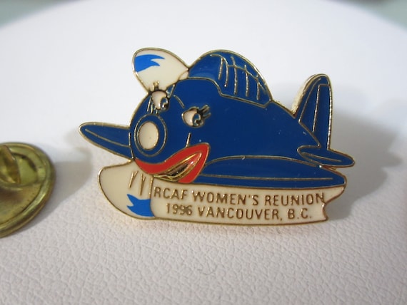 RCAF Lapel Collar Pin Women's Reunion 1996 Vancouver BC | Etsy UK