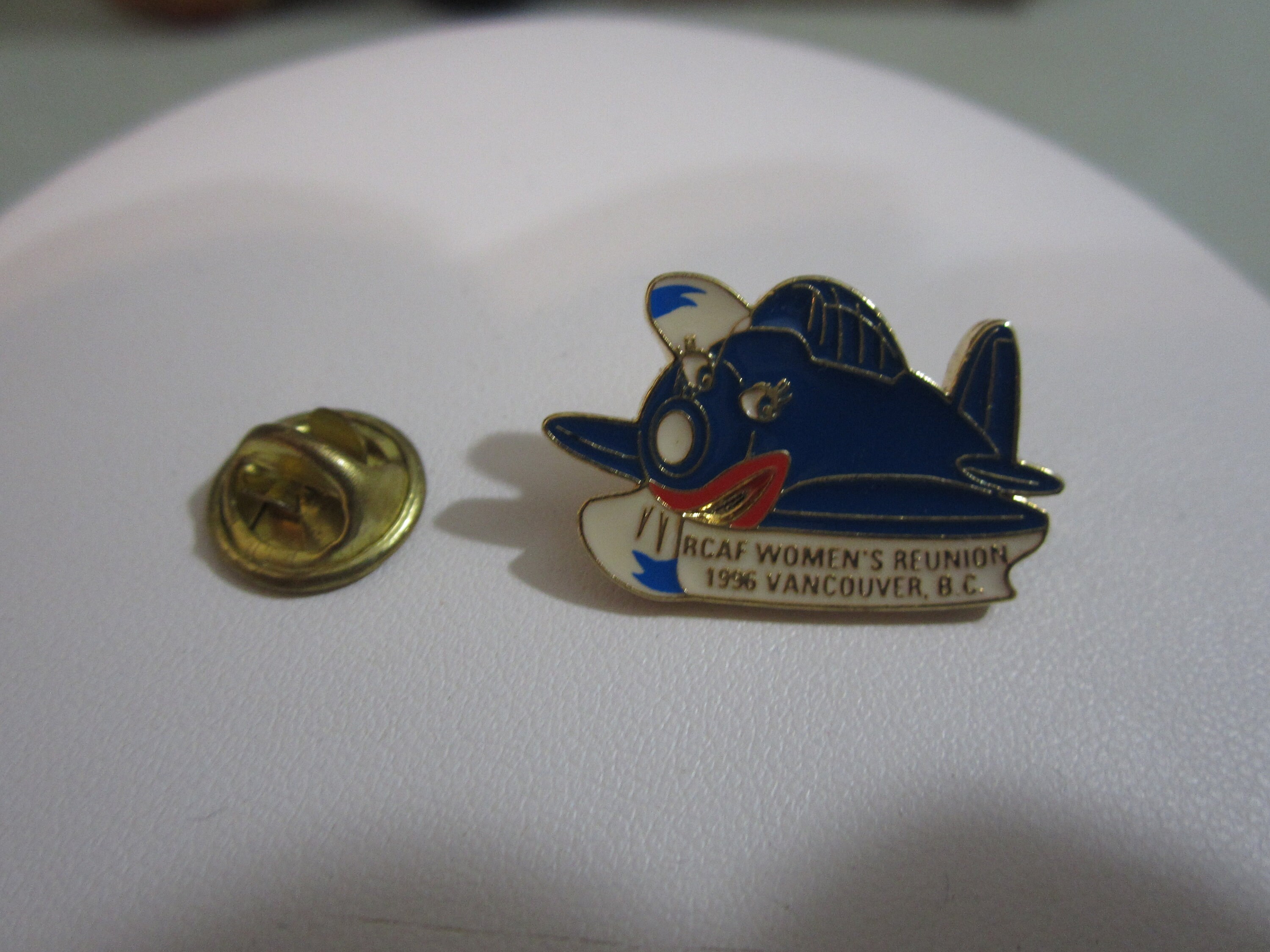 RCAF lapel collar pin Women's Reunion 1996 Vancouver BC | Etsy