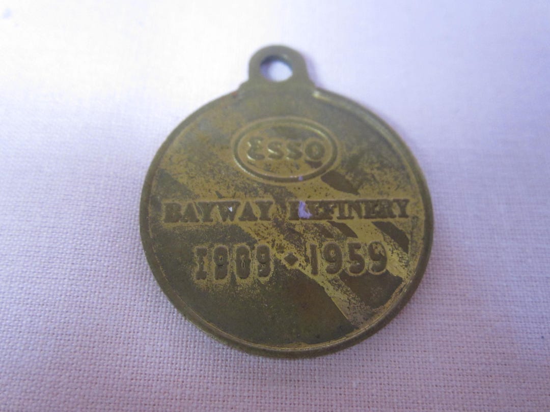 Bayway Esso Refinery, Keychain Fob, 50th Anniversary, Bayway Refinery ...