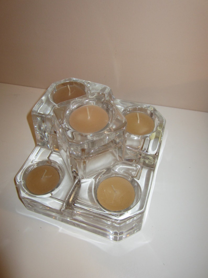 PARTYLITE CRYSTAL tealight holder tealight castle very | Etsy