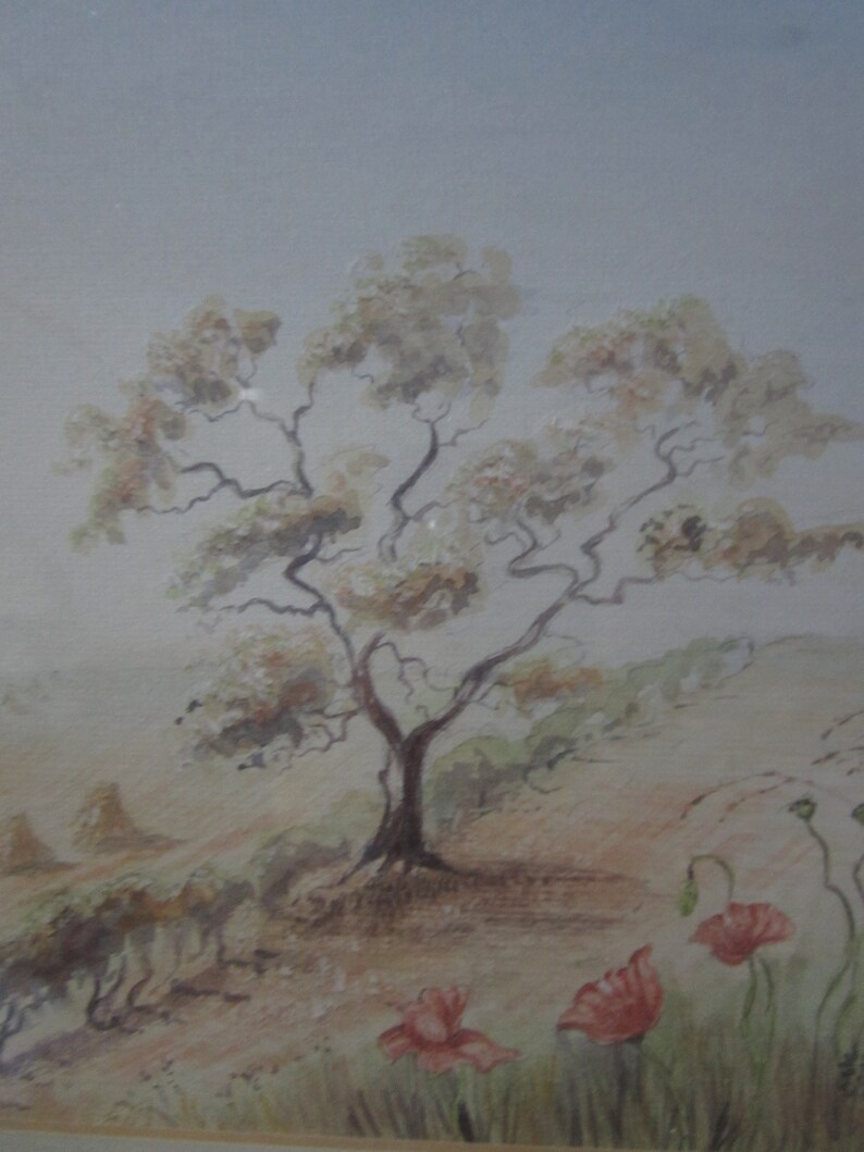 Original Watercolour - Daisy Barnes, Wombleton Yorkshire England, 1991 ...