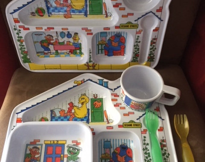 Kibouki, Child's Divided Plate, Two Trays, Cup and Bowl, 2 Plastic ...