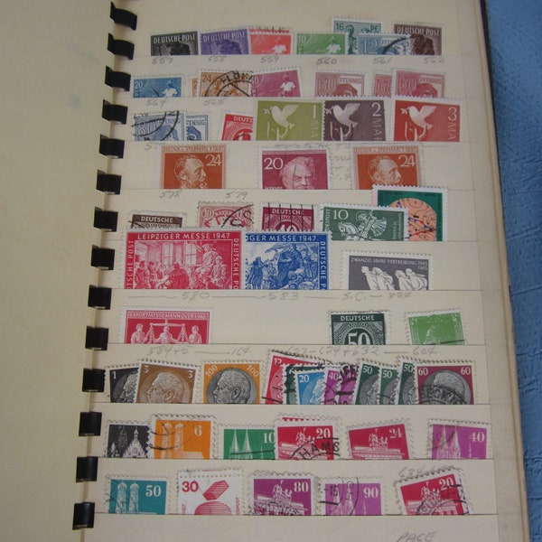 German Stamp Album - Etsy