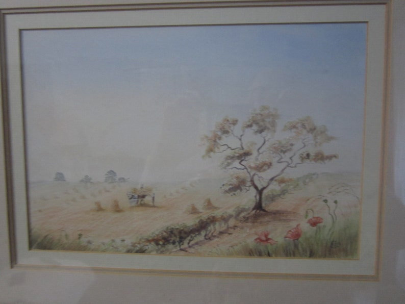 Original Watercolour - Daisy Barnes, Wombleton Yorkshire England, 1991 ...