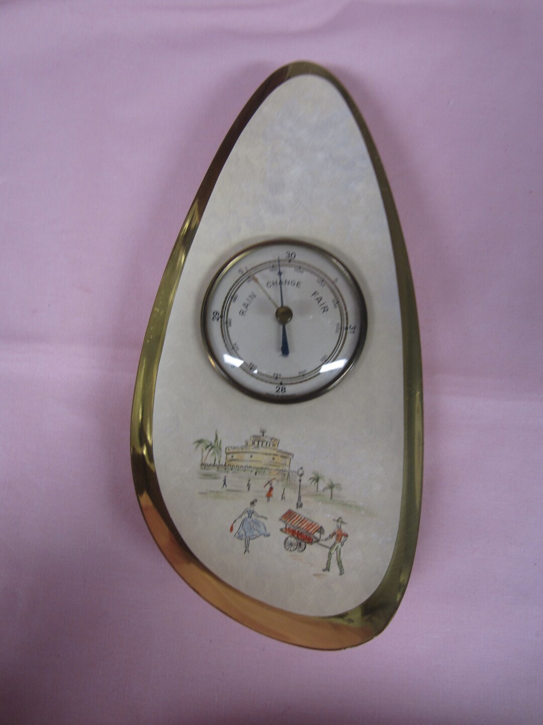 Vintage Barometer, 9.5 X 4.5 Inches, MCM Style, Lufft, Made in Germany - Etsy