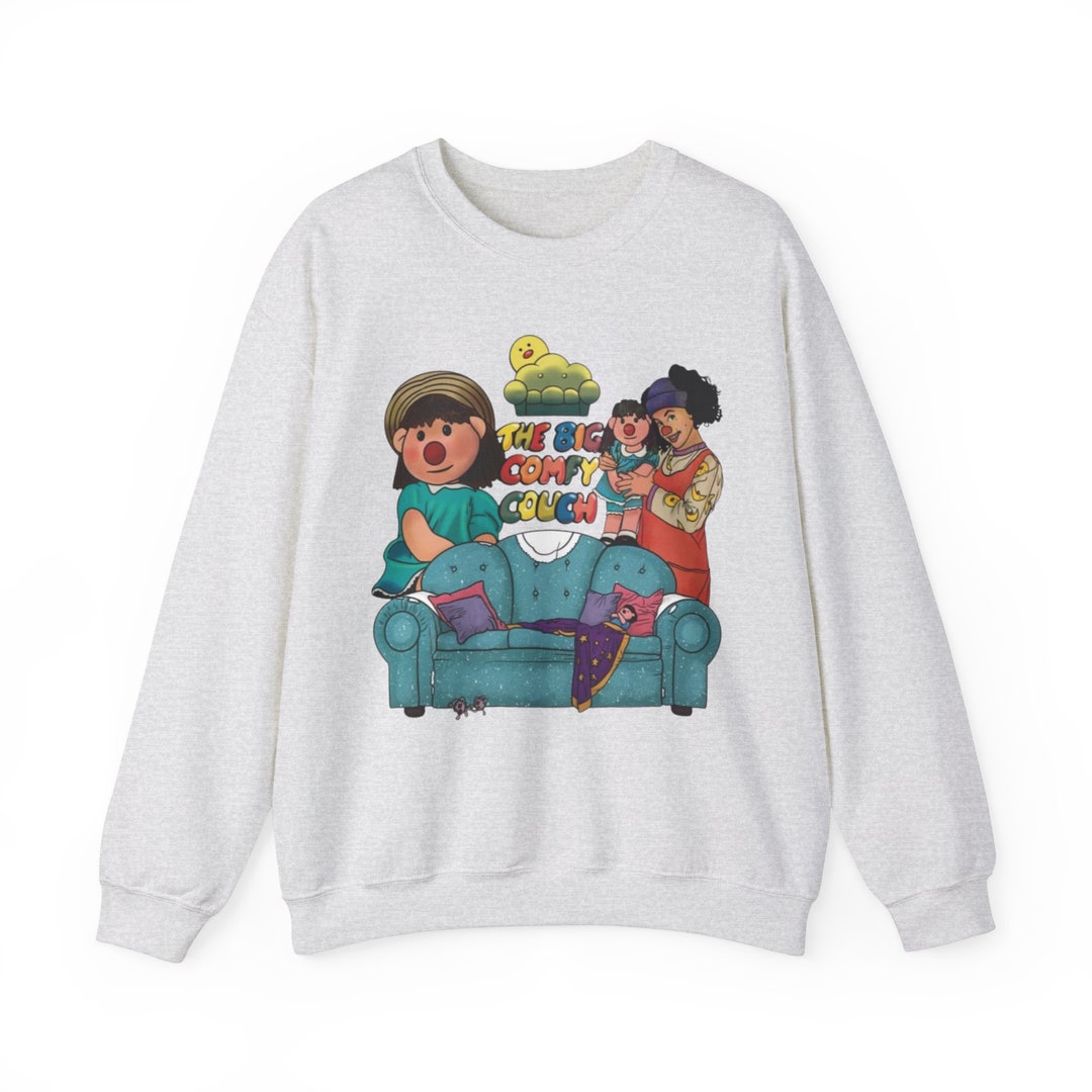 The Big Comfy Couch Retro TV Characters and Couch Unisex Heavy Blend ...