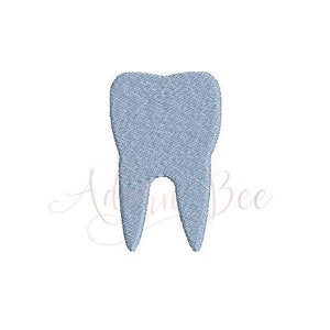 Mini Tooth Embroidery Design - 8 Sizes - Tooth Fairy Dental Teeth - Dst ...