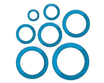 Thick Circle Outline Pes File - Etsy