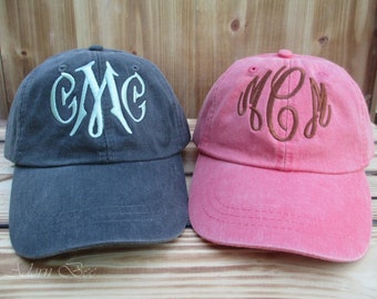 Hat with initials | Etsy