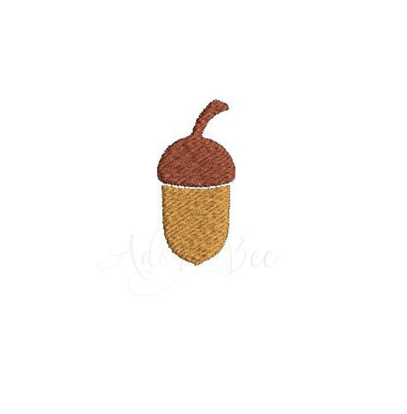 Acorn Embroidery Design - 5 Sizes - Fall Autumn Nut - Dst Exp Hus Jef ...