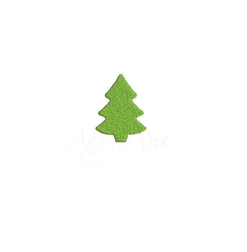 Mini Christmas Tree Embroidery Design - 6 Sizes - Winter Pine Tree ...