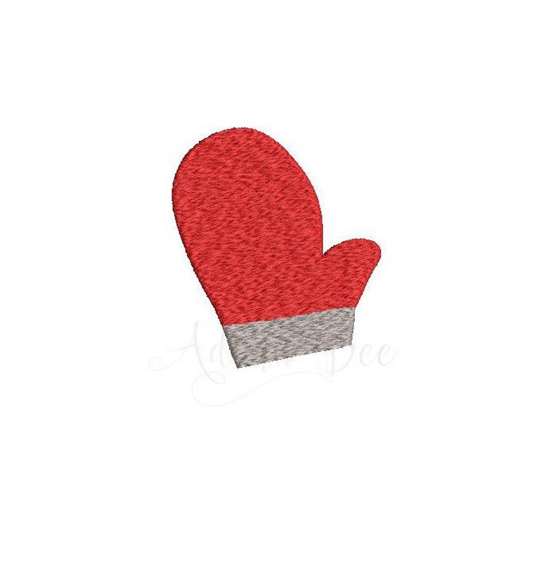 Mini Mitten Embroidery Design - 8 Sizes - Winter Christmas Mitten Glove ...