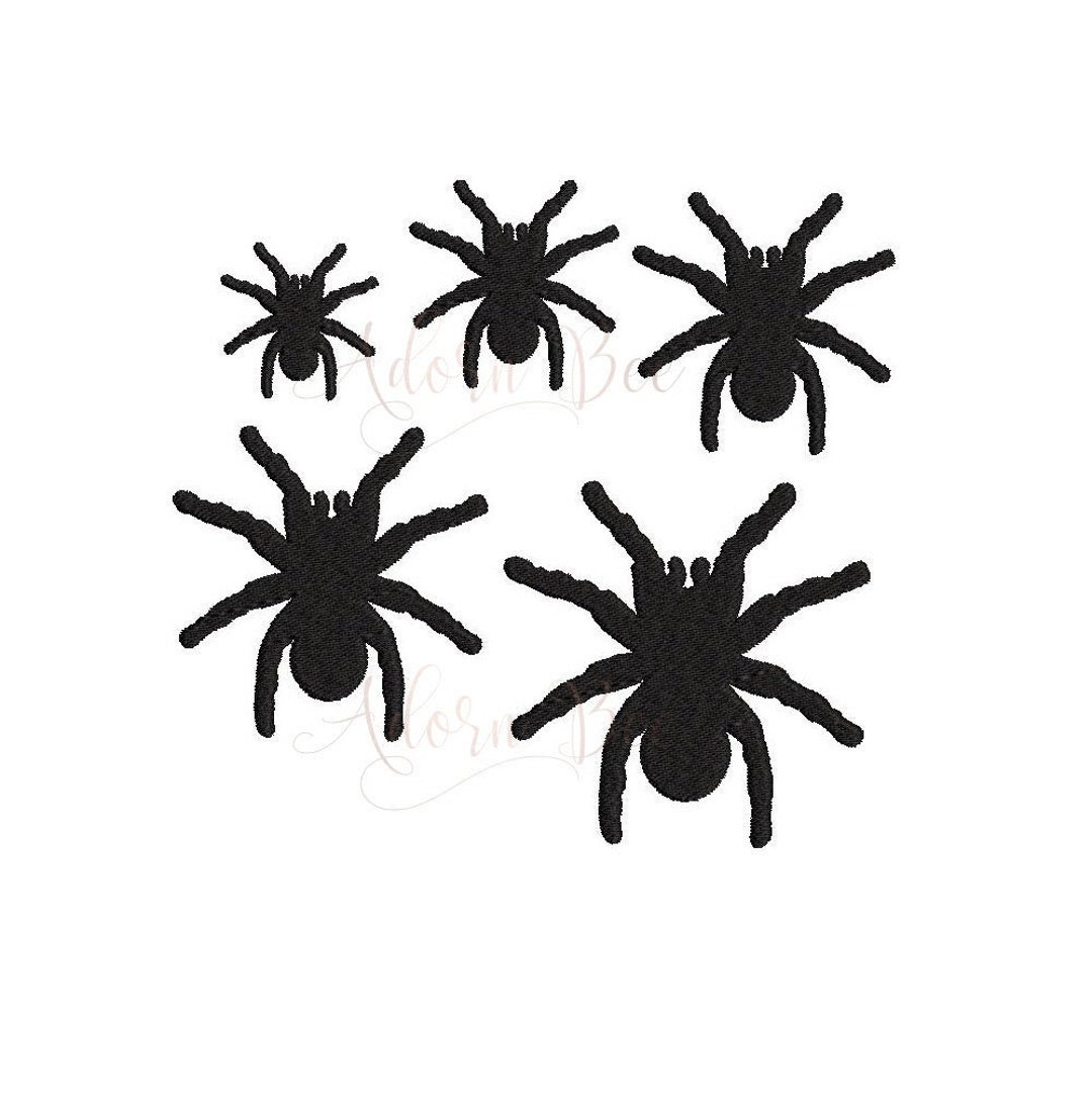 Spider Embroidery Design - 5 Sizes - Mini Insect Halloween - St Exp Hus ...