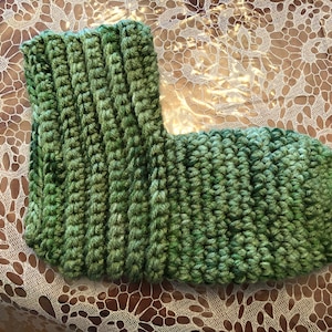 Heavy-weight, Crocheted Slippers - Etsy
