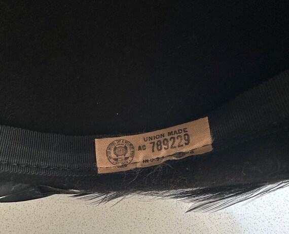 Vintage Union Made Real Feather Hat - Gem