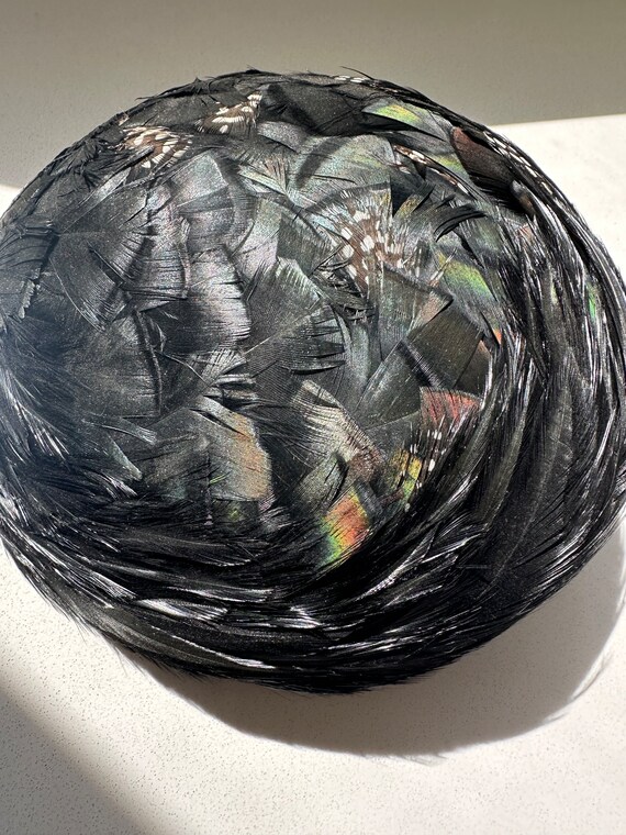 Vintage Union Made Real Feather Hat - Gem