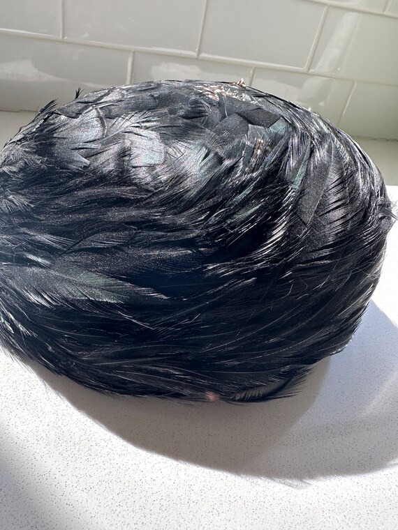 Vintage Union Made Real Feather Hat - Gem