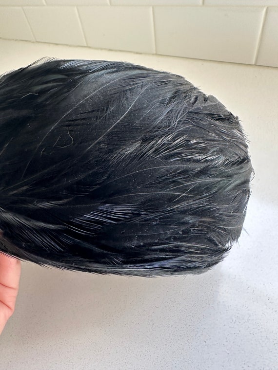 Vintage Union Made Real Feather Hat - Gem