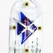 Wall Glass Clock Blue Fish Home Decor Fused Bottle Modern Art ...