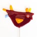 Fused Glass Easter Ornament Chick Glass Rod Colorful Bird Decoration ...
