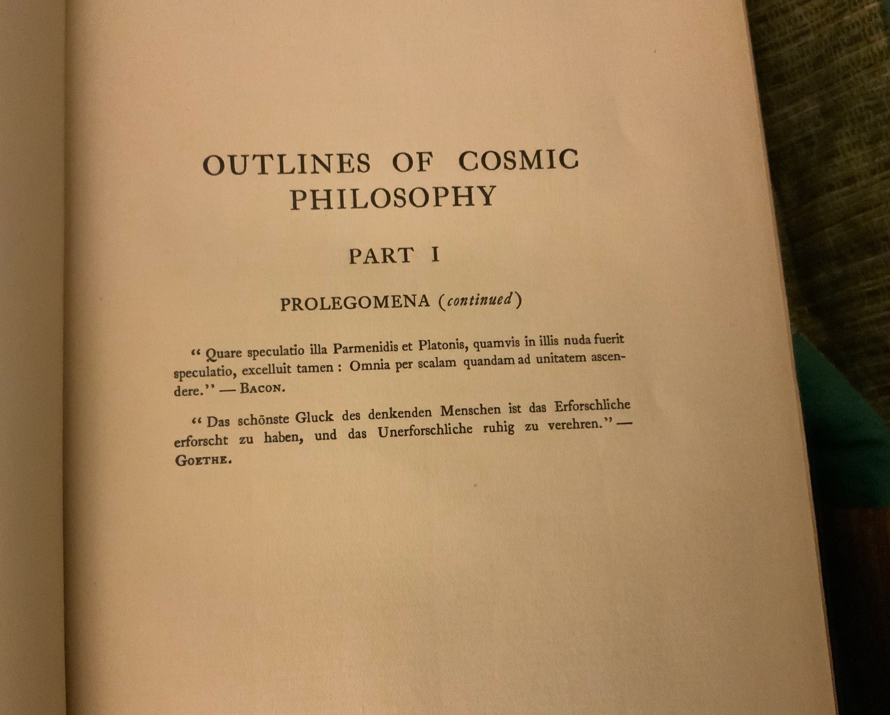 Rare Antique Book 1902 Copyright, John Fiske’s Miscellaneous Writings ...