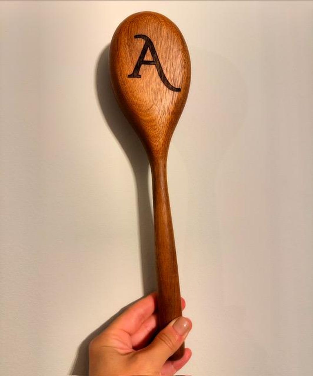 Beautiful 12" Acacia Wooden Spoon for Cooking/hosting - Etsy