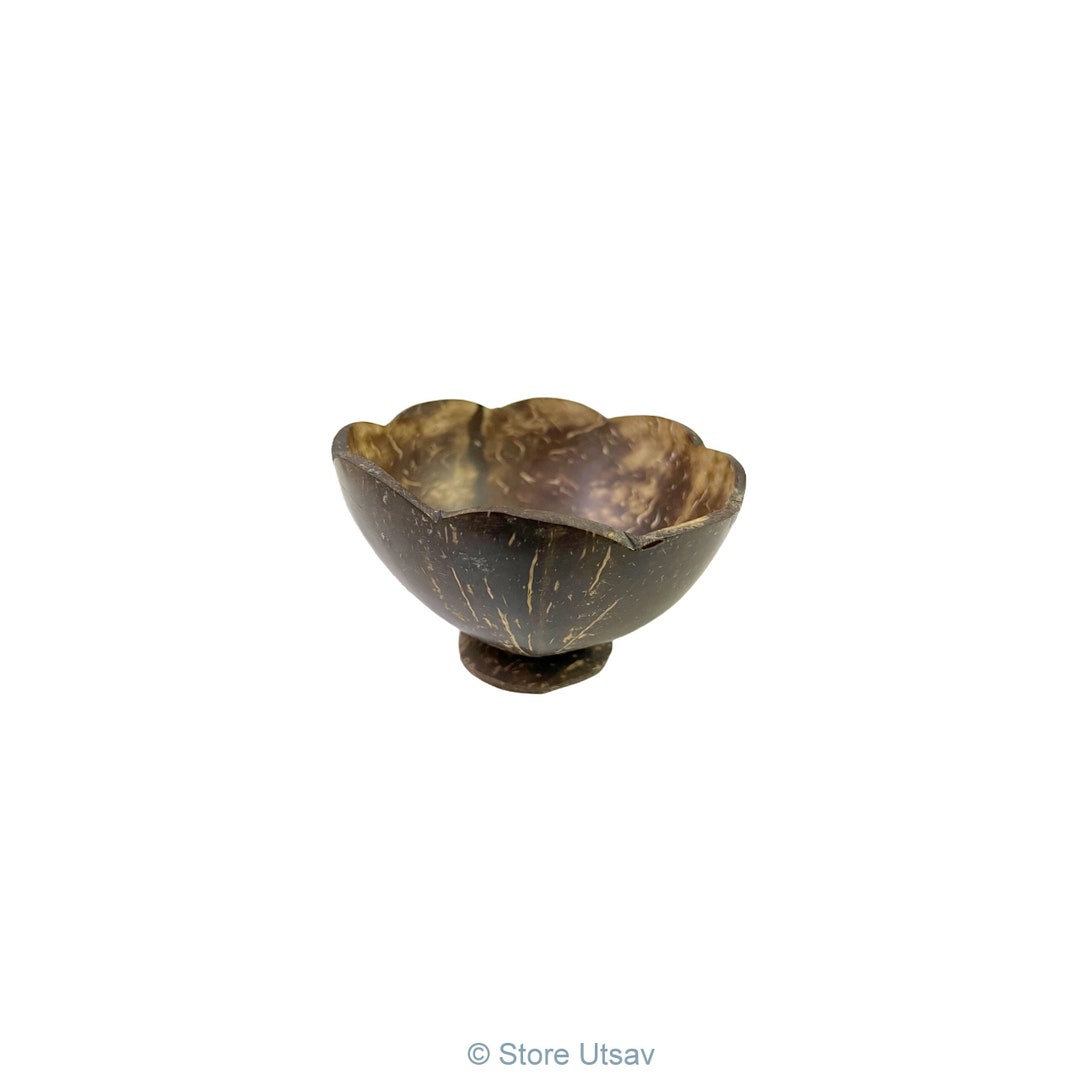 Bowl Coconut Shell Eco-friendly Handmade Collectible | Kitchen Utensils ...