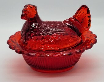 Red Hen on Nest | Etsy