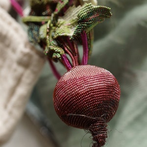DIY Kit and Tutorial for Pendant Beetroot Beading - Etsy