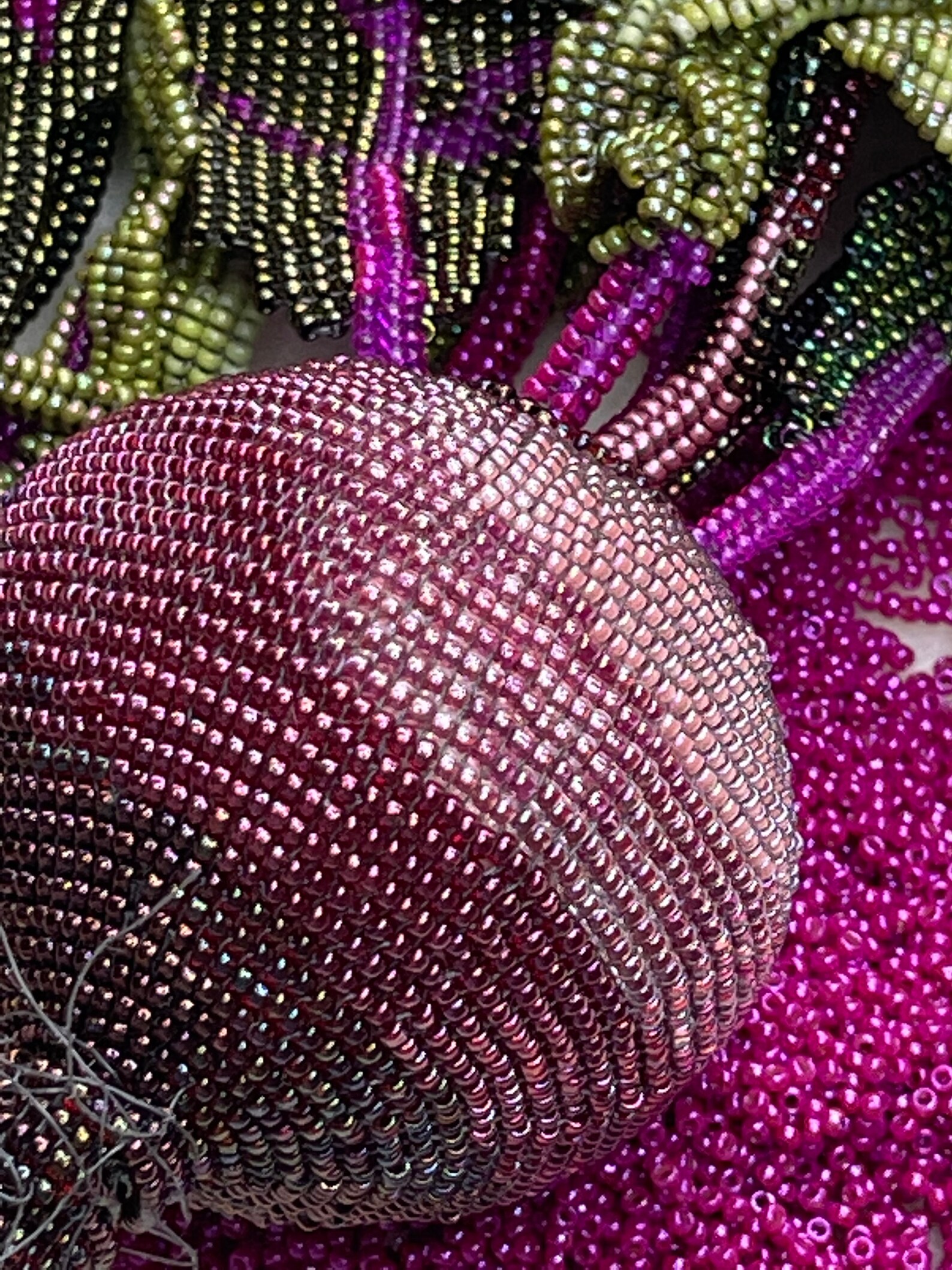 DIY Kit and Tutorial for Pendant Beetroot Beading - Etsy