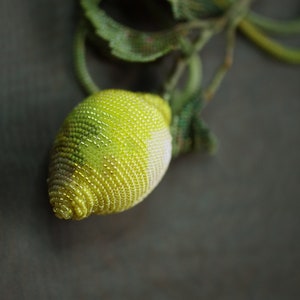 DIY Kit and Tutorial for Pendant Lemon Beading - Etsy