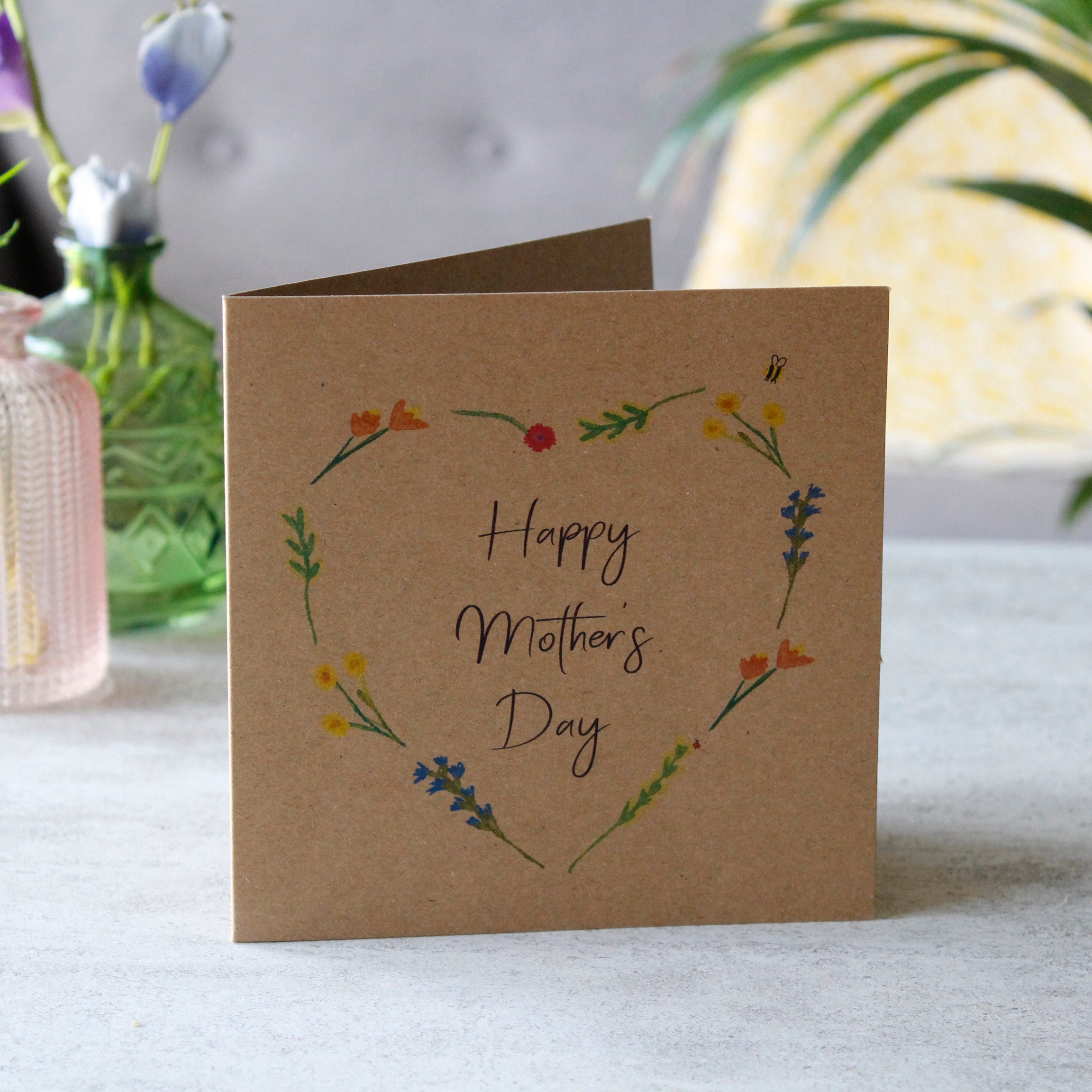 Mother's Day Card and Seed Heart Card and Gift in One - Etsy UK
