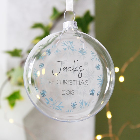 First Christmas Bauble Keepsake First Christmas Bauble - Etsy