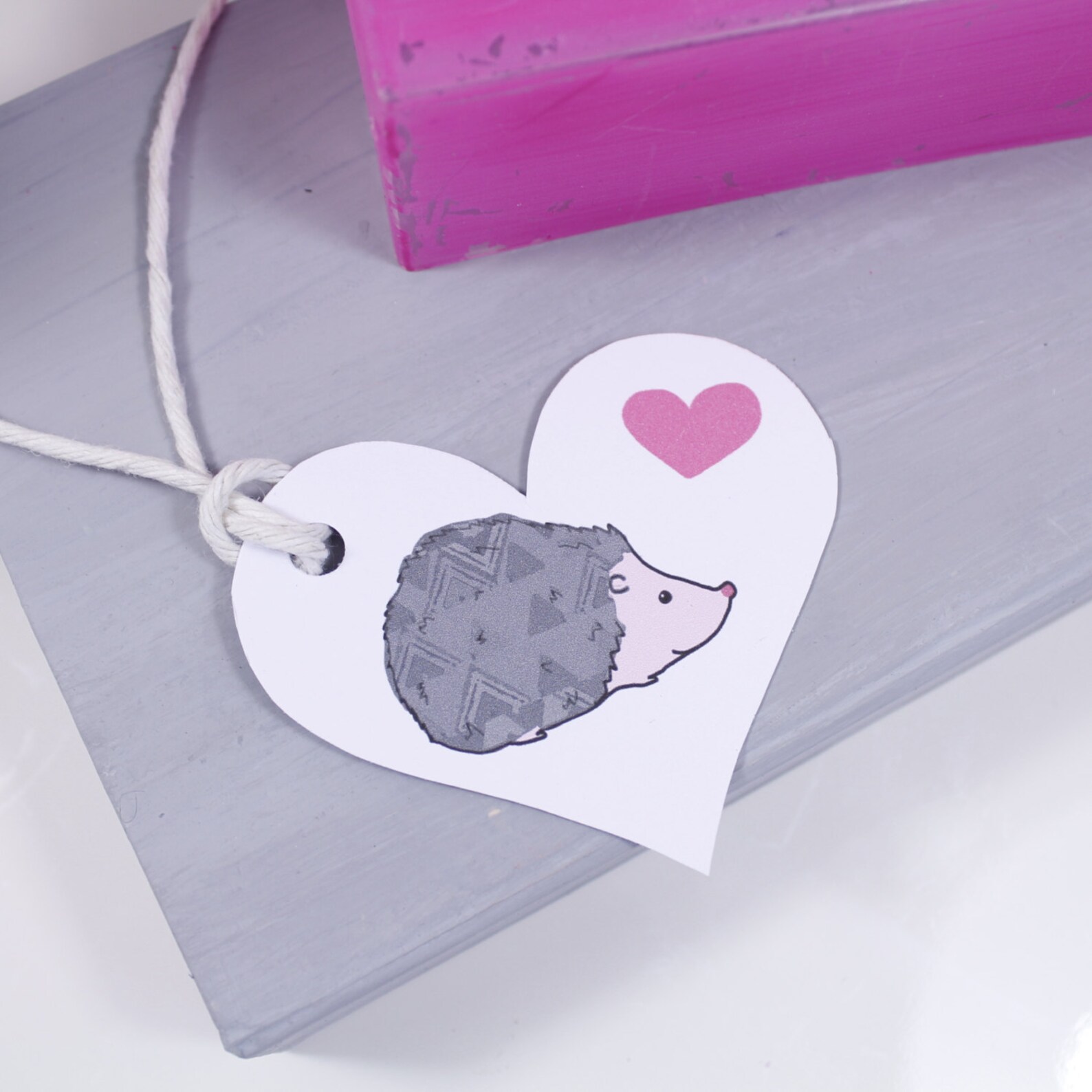 Hedgehog Love Heart Shaped Gift Tag Hedgehog Gift Wrap Hedgehog Gift - Etsy
