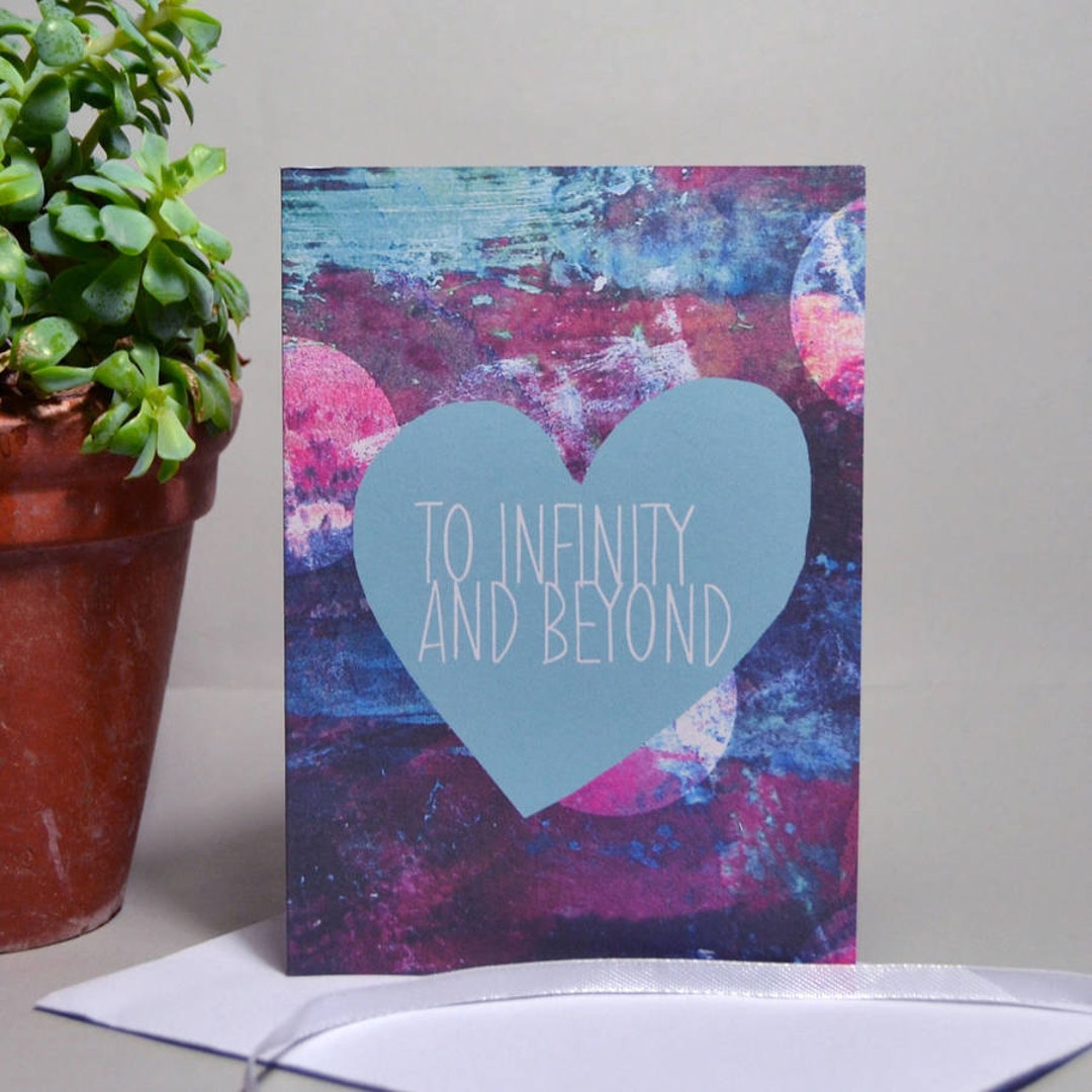 To Infinity and Beyond Anniversary Card - Disney Lover Anniversary Card ...