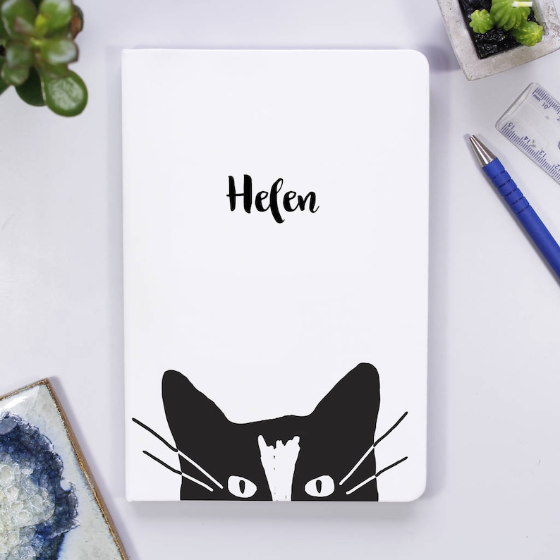 Cat Notebook - Cat Notebook for Her - Travel Journal for Her ...