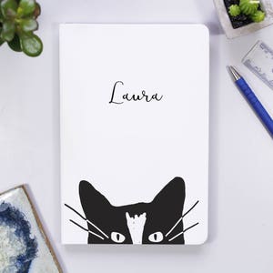 Cat Notebook - Cat Notebook for Her - Travel Journal for Her ...