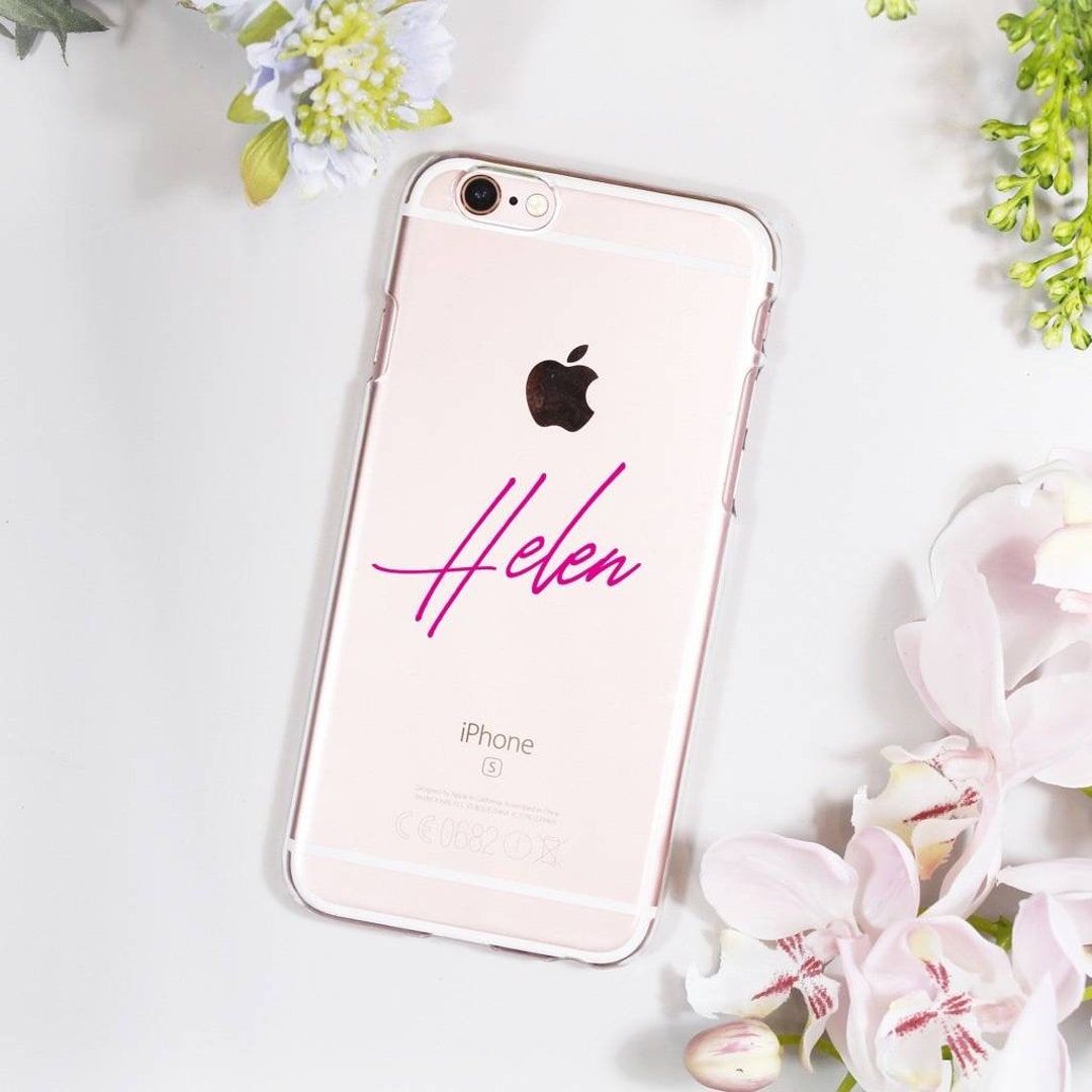 Personalised iPhone Case Name Phone Case Quote Phone Case Typography ...