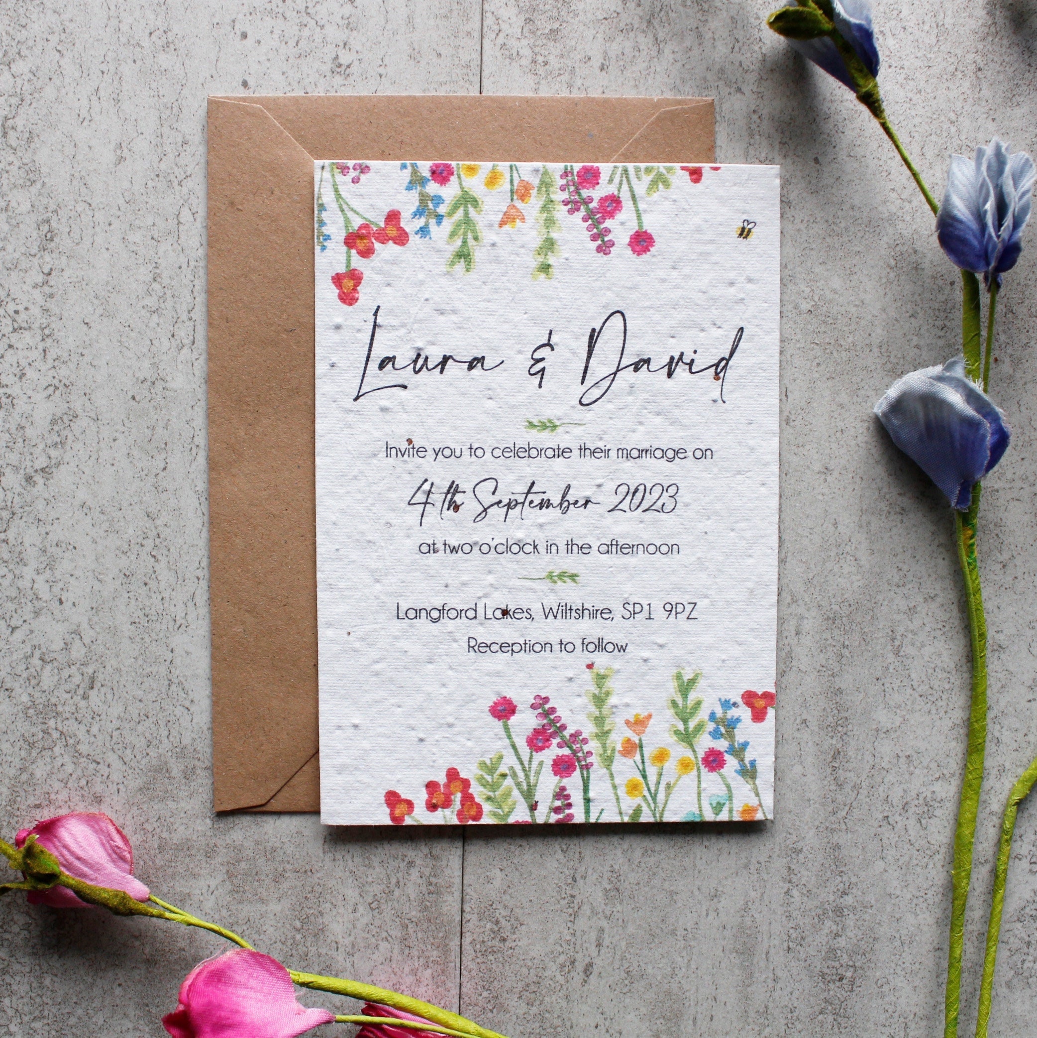 Plantable Wedding Invitations Outdoor Wedding Invitations - Etsy