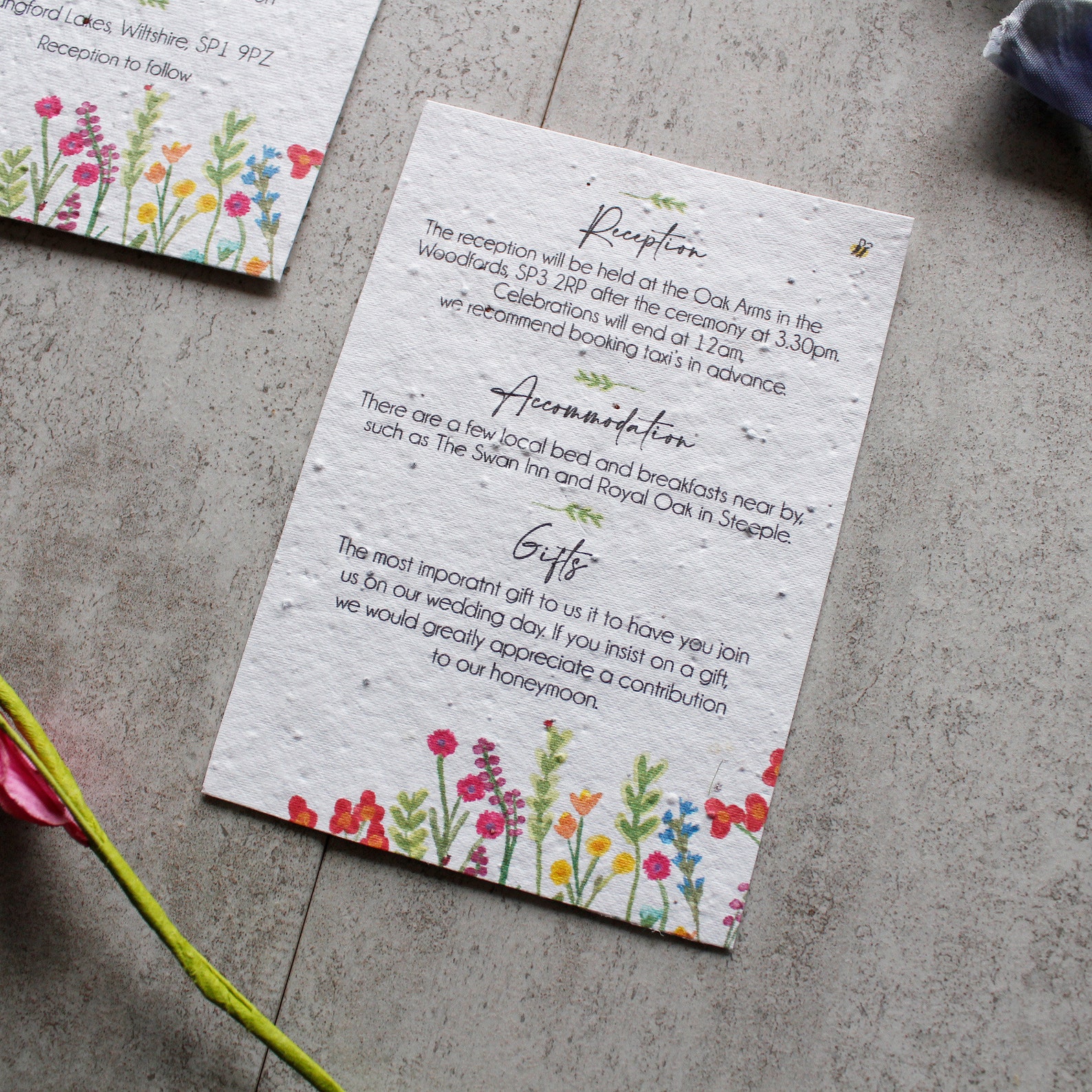 Plantable Wedding Invitations Outdoor Wedding Invitations - Etsy