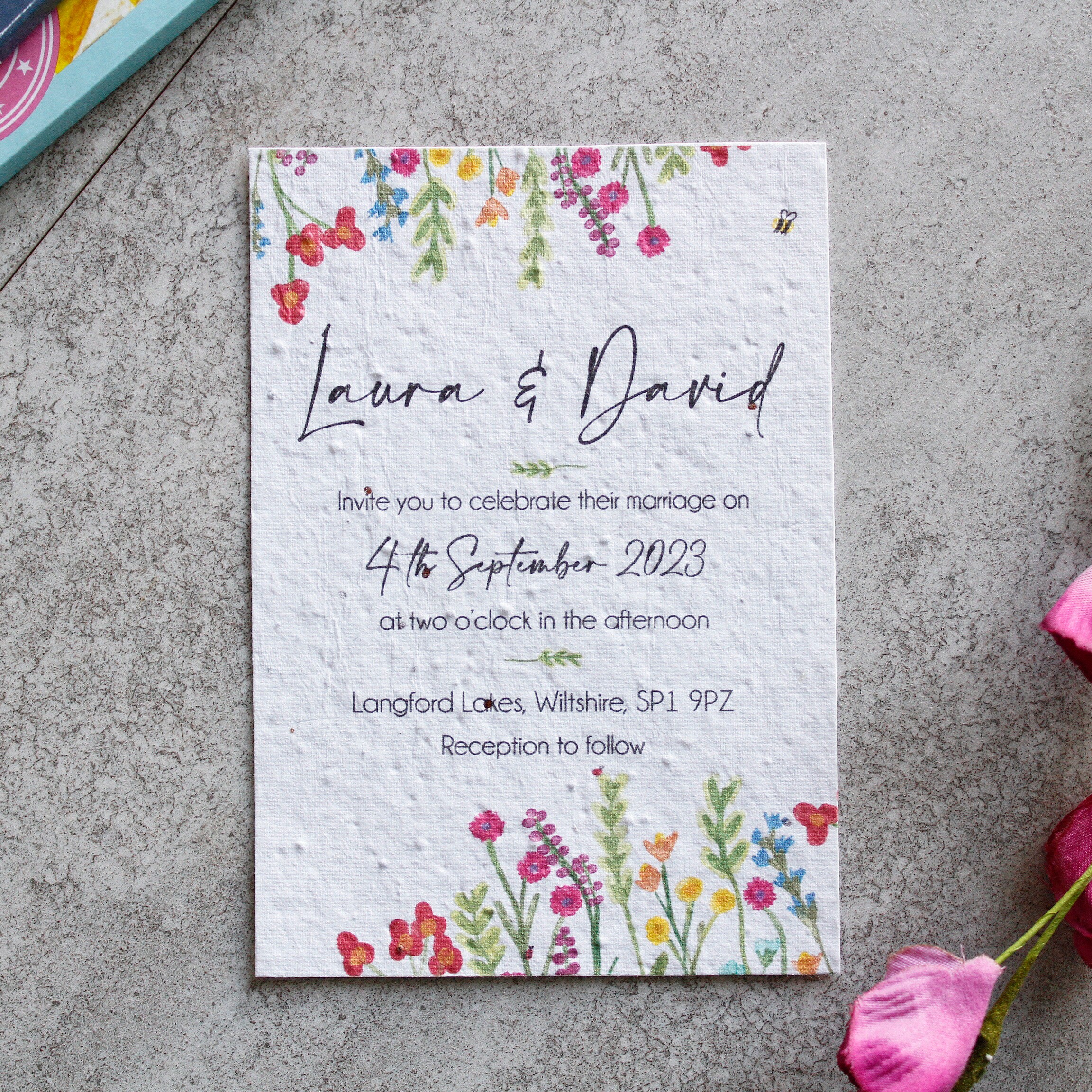Plantable Wedding Invitations Outdoor Wedding Invitations - Etsy