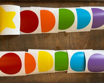 Vinyl Classroom Line up 'sea Turtle' Number Decals - Etsy