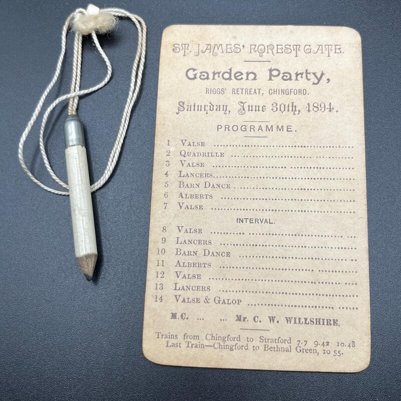 Antique Dance Cards - Etsy