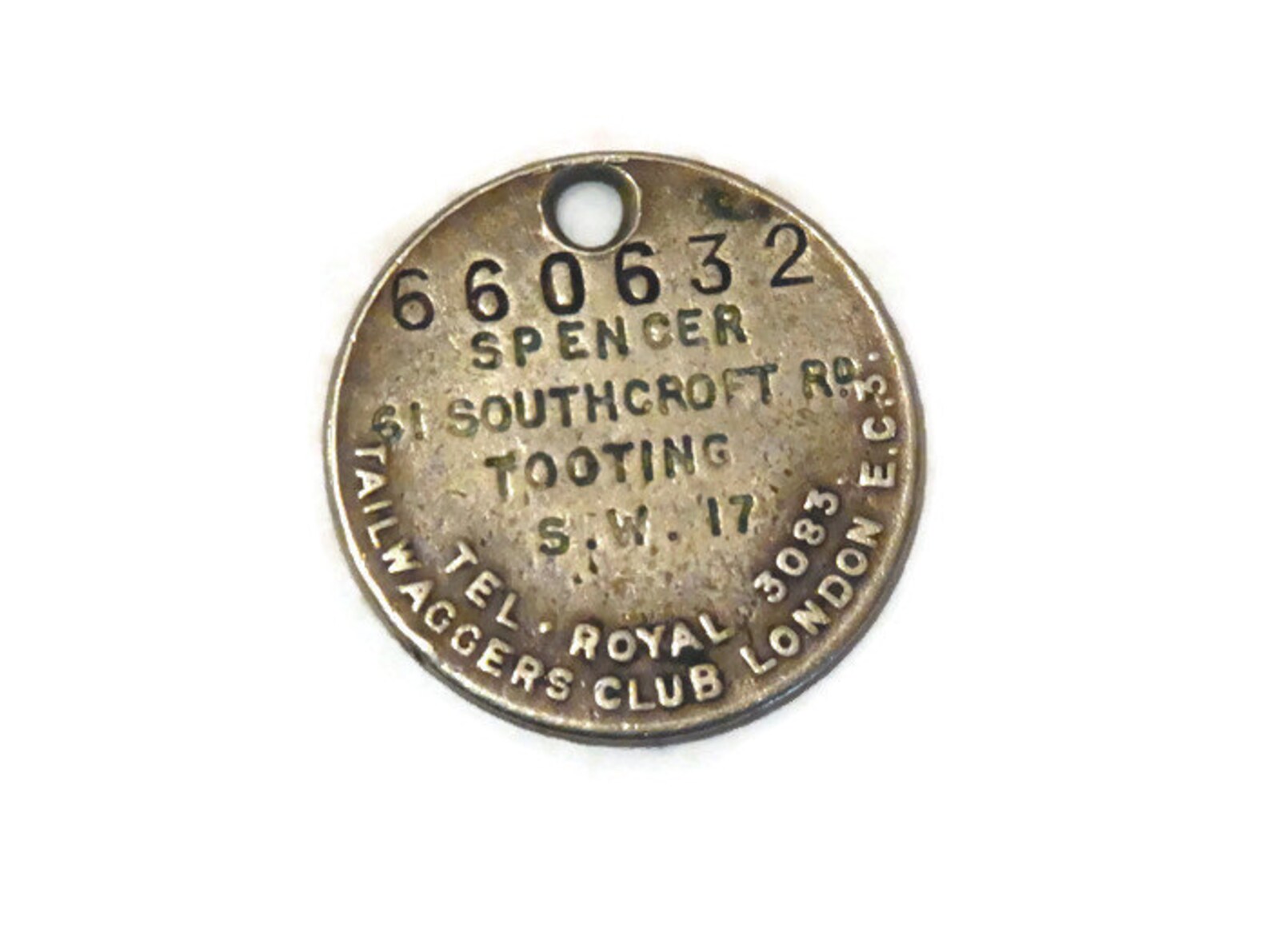 Antique medallion the Tail Waggers Club London | Etsy Antique medallion the Tail Waggers Club London | Etsy