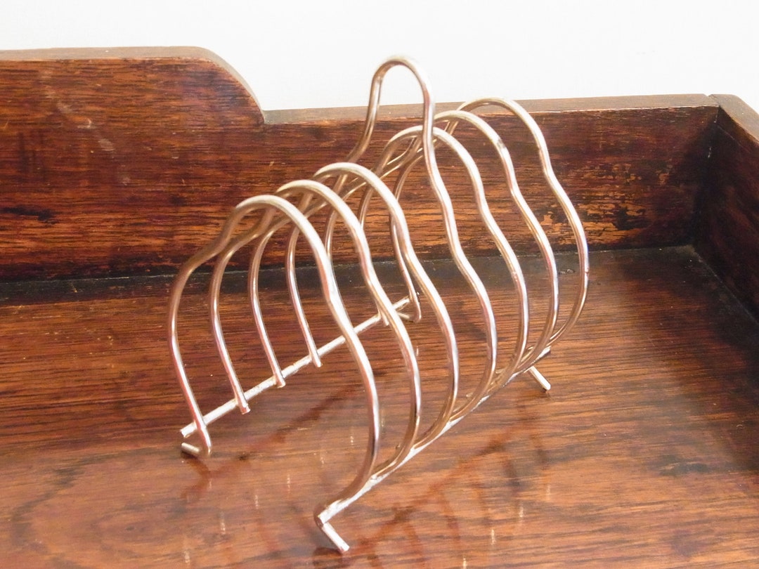 Vintage Silver Plated 6 Slot Toast Rack. Mid Century - Etsy